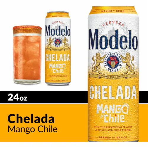 Modelo Especial Chelada Mango Chile 24oz Can – Happysliquor