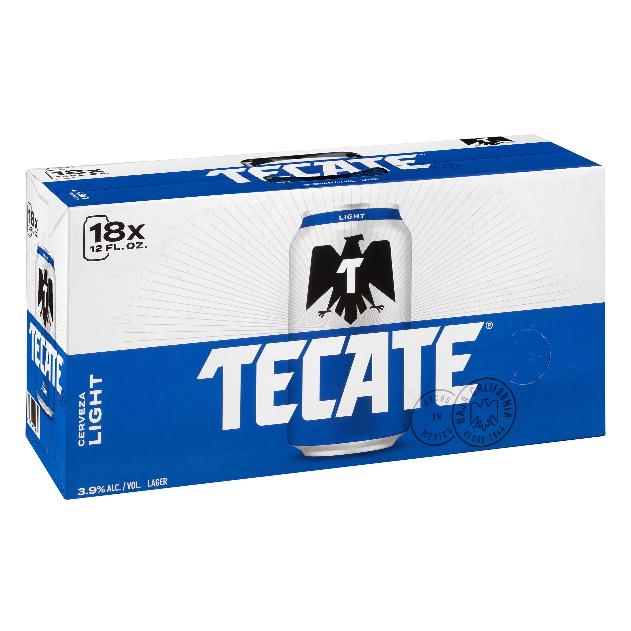 Tecate Light Cerveza 12oz 18 Pack Can – Happysliquor