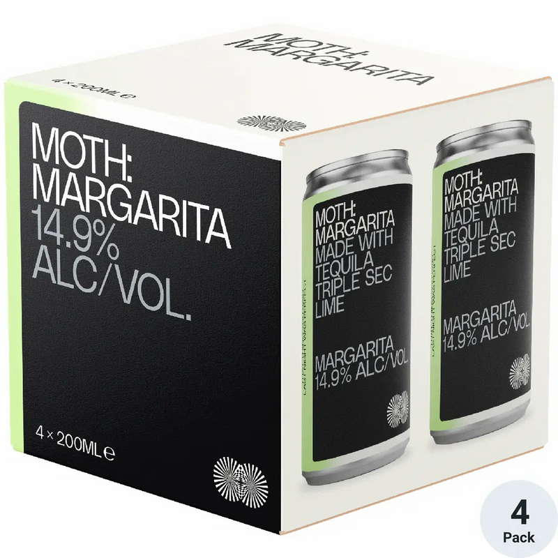 Moth Drinks Margarita Can 4 Pack Cans – Happysliquor