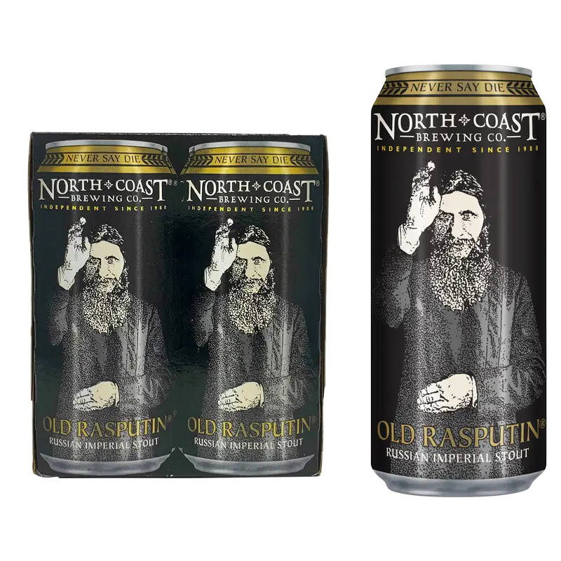 North Coast Old Rasputin Russian Imperial Stout 16oz 4 Pack Can ...