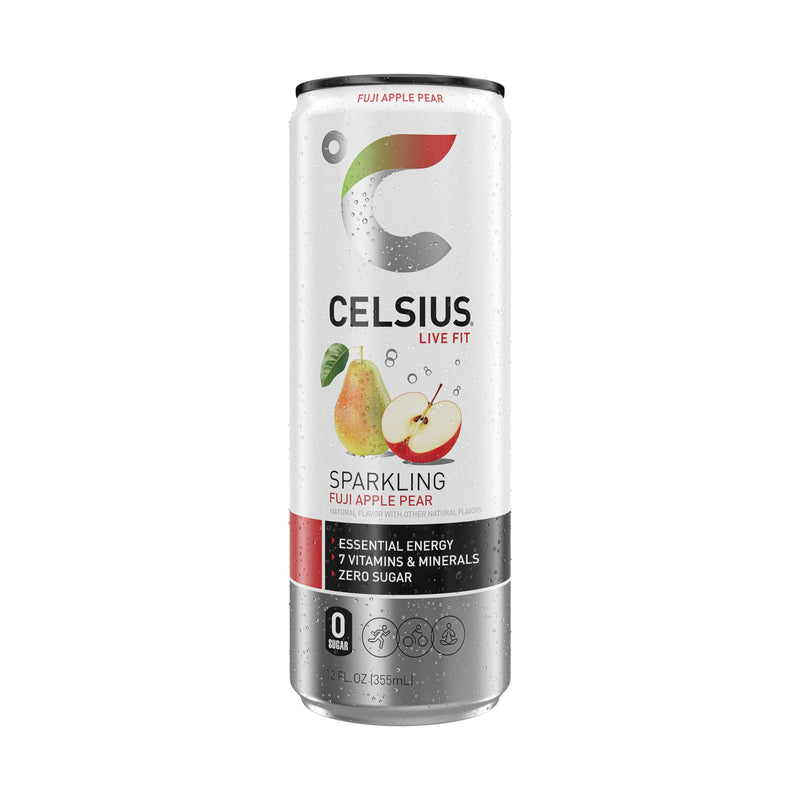 Celsius Sprakling Fuji Apple Pear 12oz – Happysliquor