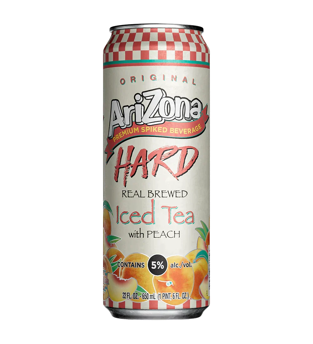 Arizona Hard Iced Tea Peach Contains (5% Alc.) – Happysliquor