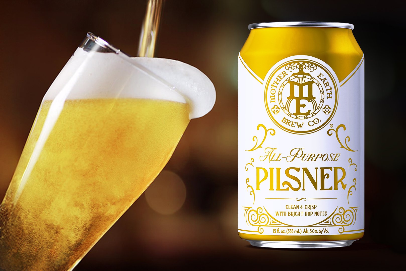 Mother Earth All Purpose Pilsner 12oz 6pack Cans – Happysliquor