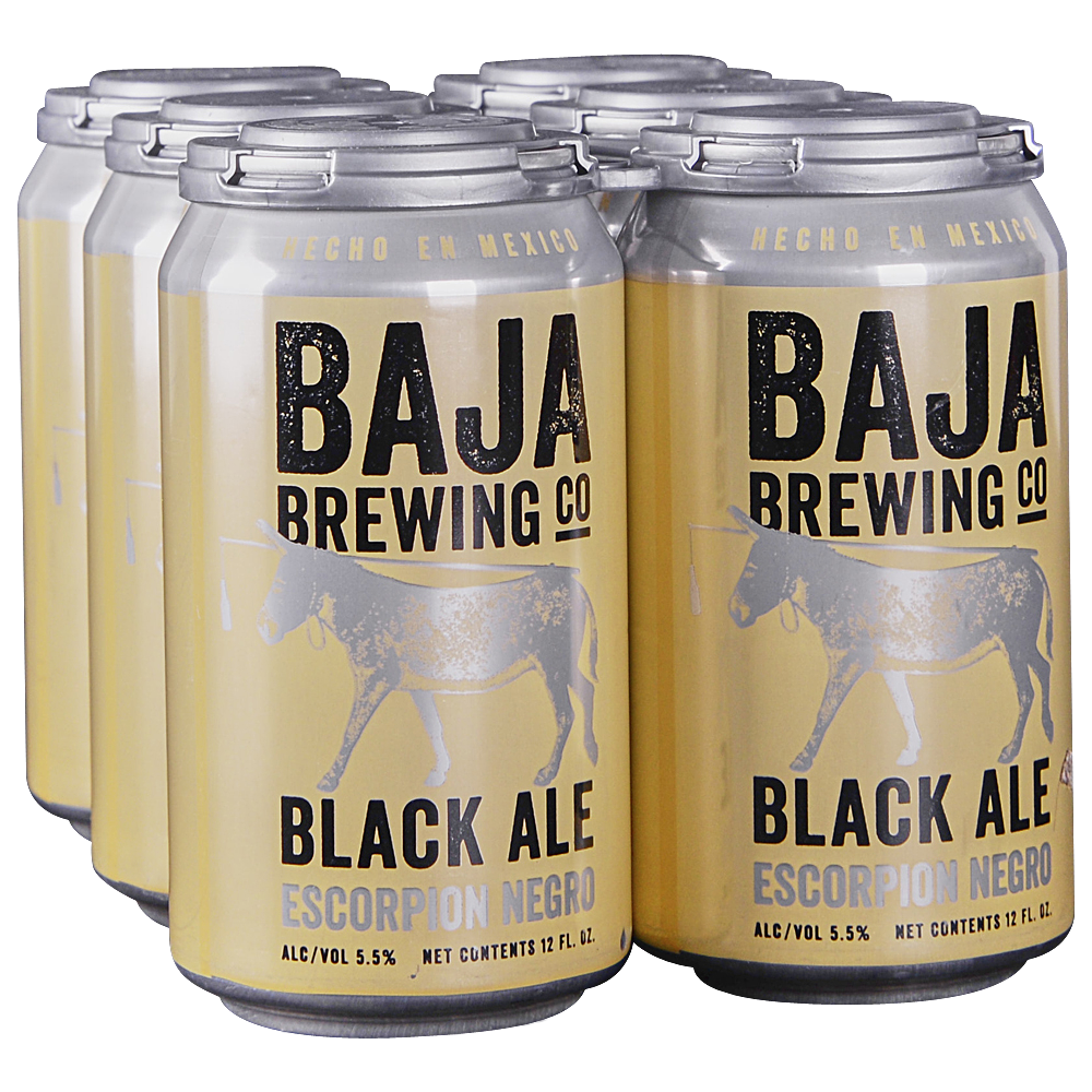 Baja Brewing Escorpion Black 12oz 6pk Cans – Happysliquor