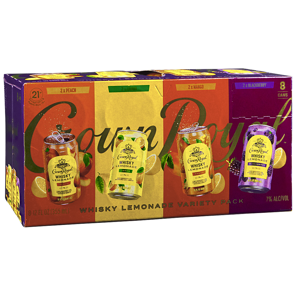 Crown Royal Variety 8 Pack 12oz Cans – Happysliquor
