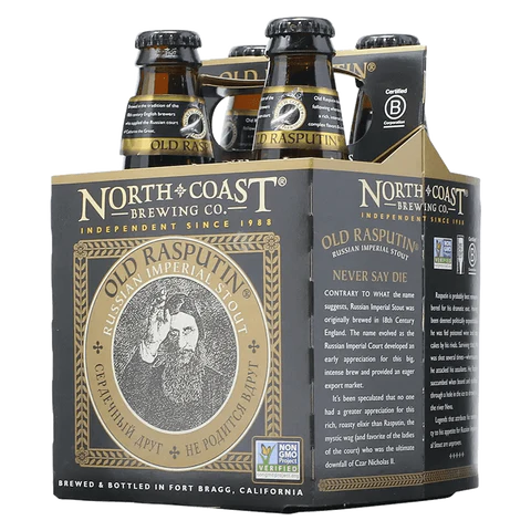 North Coast Old Rasputin Russian Imperial Stout 12oz 4 Pack Bottles ...