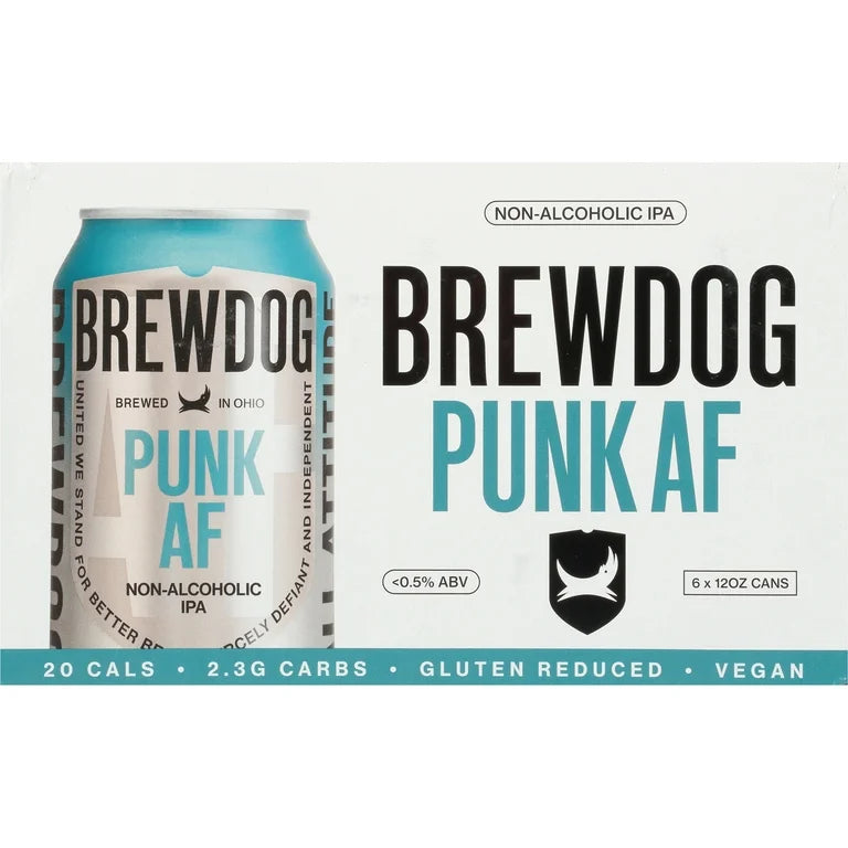 Brewdog Punk Af Non Alcoholic 12oz 6 Pack Can – Happysliquor