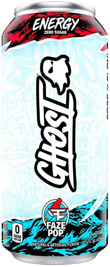 Ghost Energy Zero Sugar Faze Pop 16oz – Happysliquor