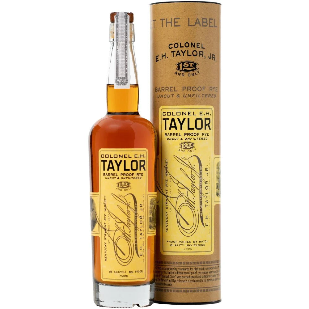 E.H. Taylor Barrel Proof Rye Uncut & Unfiltered 750ml – Happysliquor