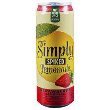 Simply Spiked Strawberry Lemonade 24oz Can – Happysliquor