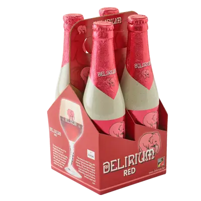 Delirium Red 11.2oz 4 Pack Bottles – Happysliquor
